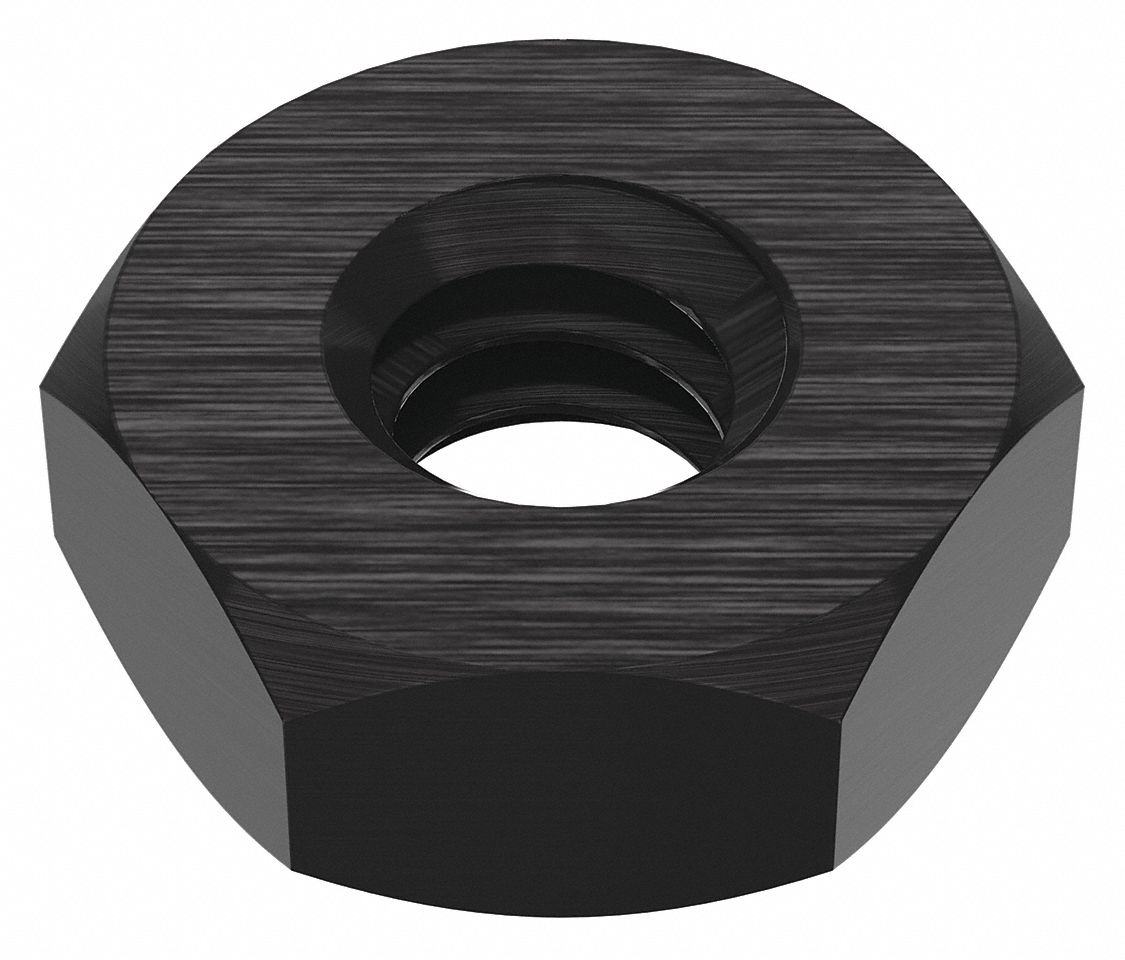 #10-24 Thread, 23/64 in Hex Wd, Hex Nut - 4AGG4|0401024HNB - Grainger