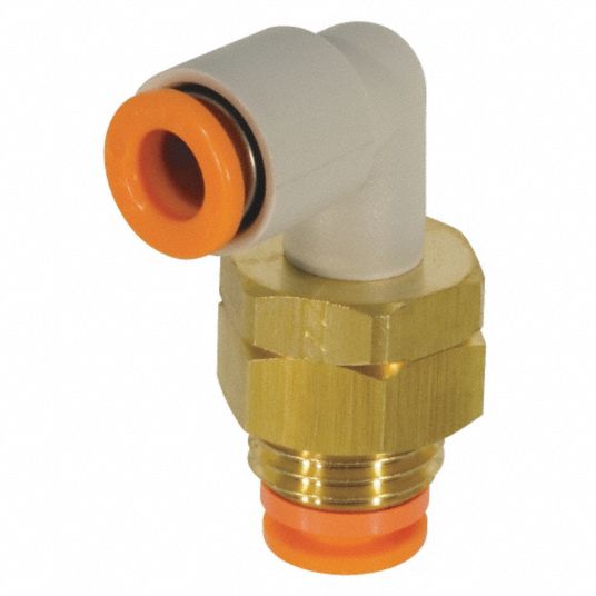 Bulkhead Male Elbow, 90° - Grainger