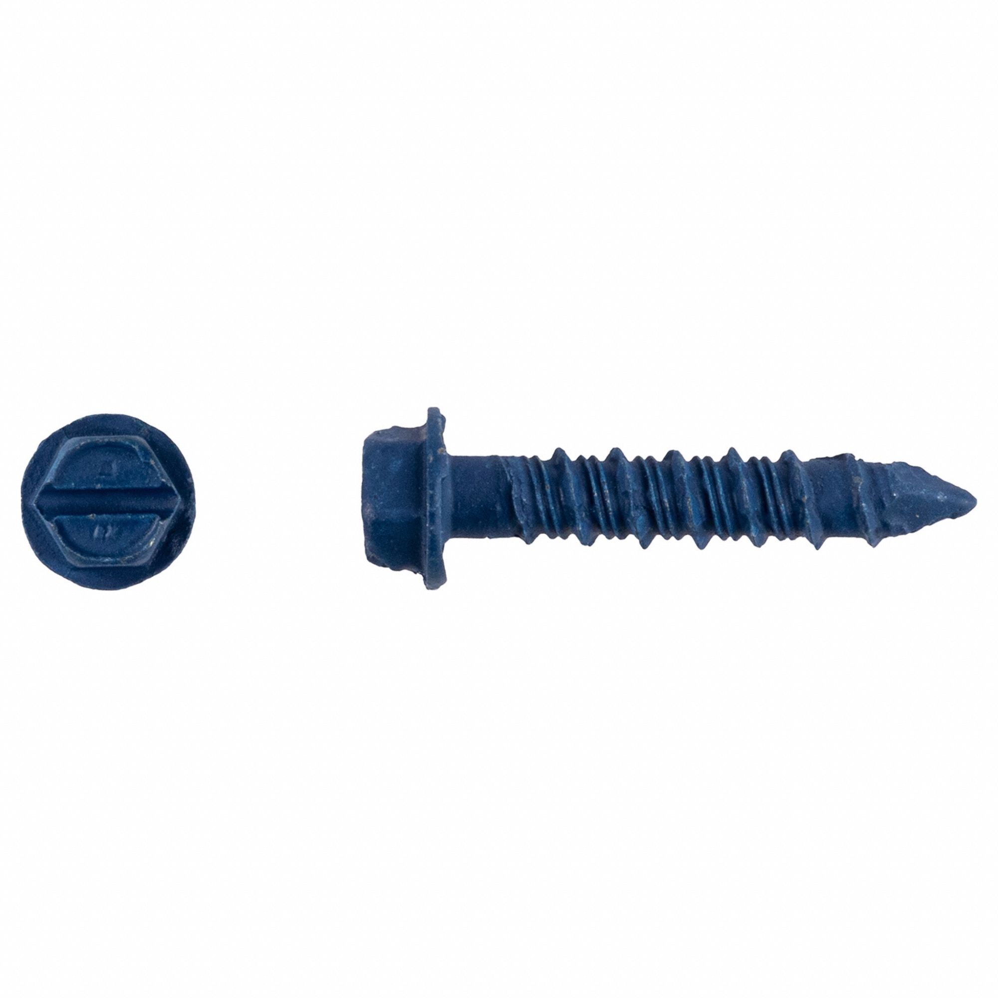 TAPCON, 1 1/4 in Overall Lg, 1/4 in Dia, Concrete Anchor Screw - 4AK86|3153407 - Grainger