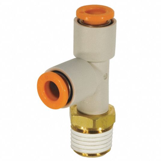 SMC Male Run Tee - 4DHK6|KQ2Y12-02AS - Grainger