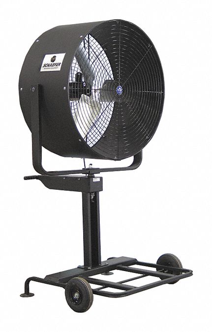SCHAEFER, 36 in Blade Dia, 1 Speeds, Standard-Duty Industrial Fan ...