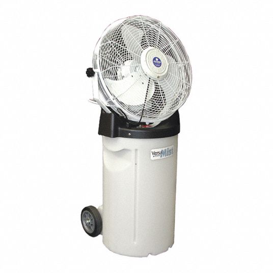 SCHAEFER, 18 in Blade Dia, 3 Speeds, Industrial Misting Fan - 4ARK4 ...
