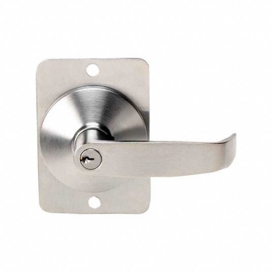 TELL MANUFACTURING, 48 in Max Door Wd, Chrome, Exit Device Trim ...