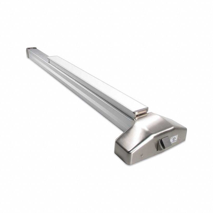 TELL MANUFACTURING, 48 in Max Door Wd, Aluminum, Rim Exit Device ...