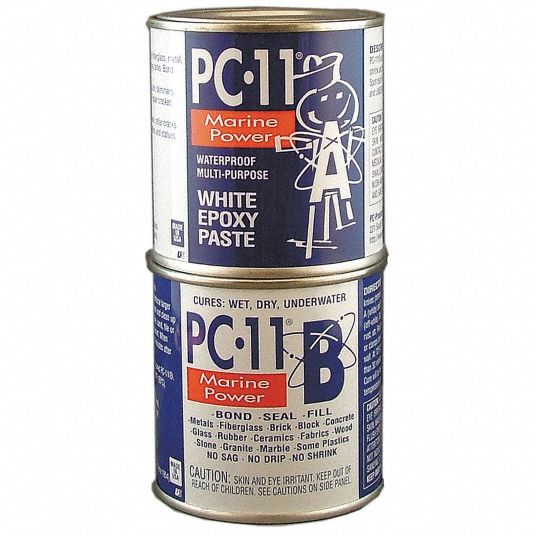 PC PRODUCTS Epoxy Adhesive: PC-11, 16 fl oz, Can, Off-White, Thick ...