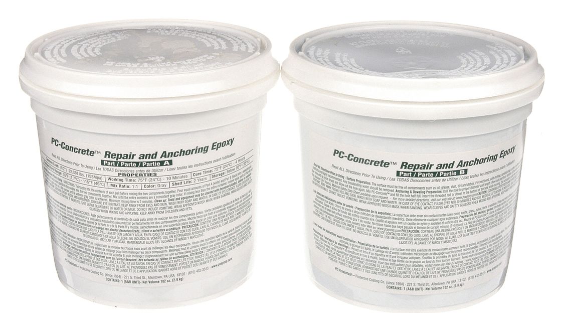 PC PRODUCTS, PC-Concrete, Epoxy, Concrete Repair Compound - 4AUY2 ... PC PRODUCTS, PC-Concrete, Epoxy, Concrete Repair Compound - 4AUY2 ...