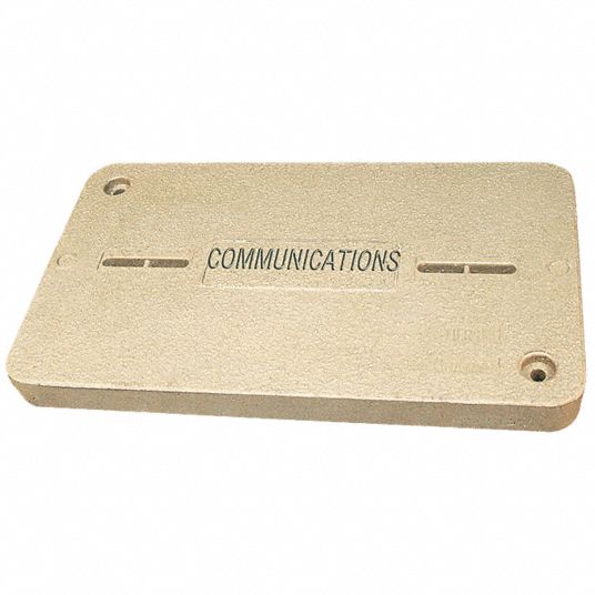 QUAZITE Underground Enclosure Cover: Communications, 8000 lb, 15-1/2 x ...