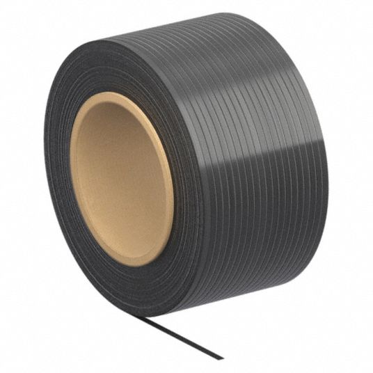 3/8 in Strapping Wd, 0.013 in Thick, Plastic Strapping - 4AYU1|HB 612 ...