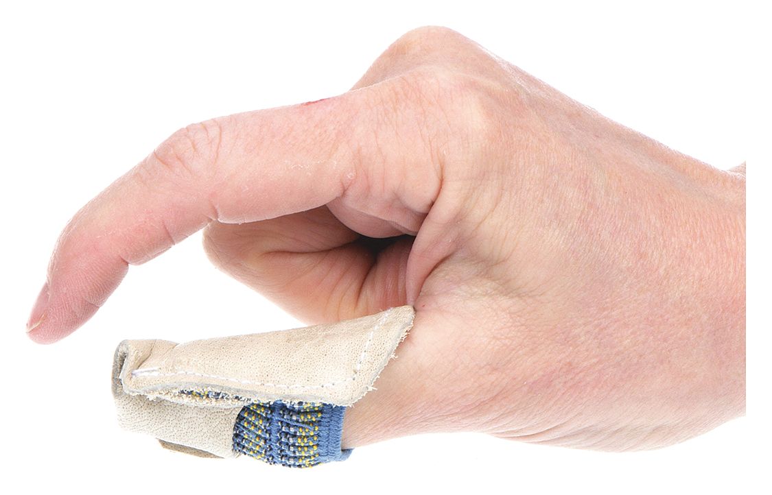 Thumb Guard, L, Grain Leather Cowhide, PK 10 - Grainger