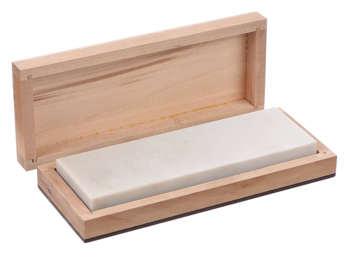 NORTON, 6 in L x 1 7/8 in W x 1/2 in, Hard Arkansas, Single Grit ...