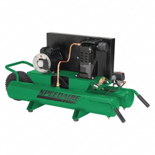 SPEEDAIRE, Oil Lubricated, 9 gal, Portable Air Compressor - 4B222|4B222 ...