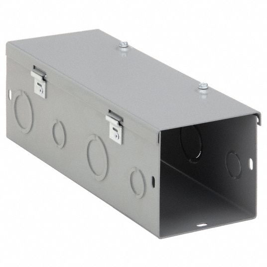 SQUARE D, 4 in Wd, 4 in Ht, Straight Section Wireway - 4B438|LDB41KO ...