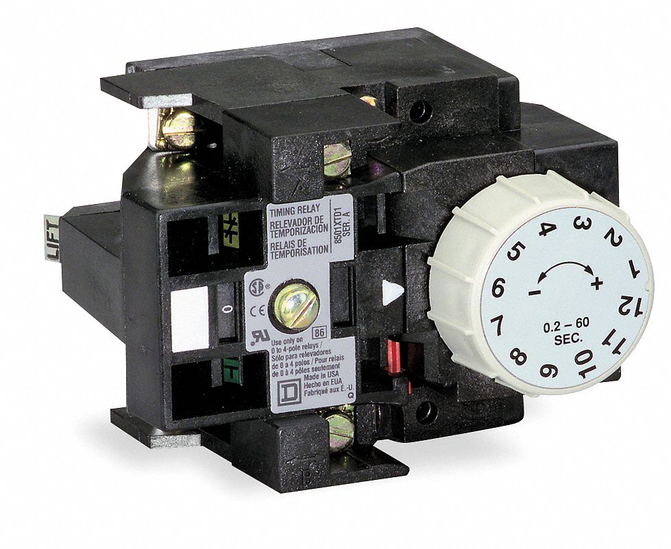 SQUARE D TIMER ATTACHMENT - Relay Accessories - SQD8501XTD1 | 8501XTD1 ...