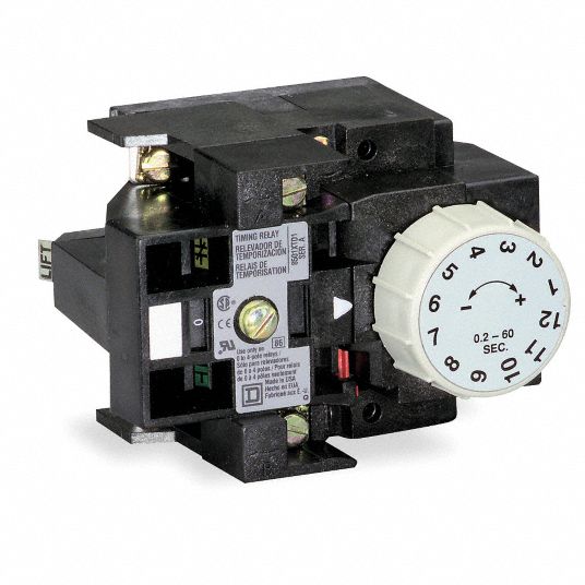 SQUARE D Off Delay Pneumatic Timer Attachment - 4B531|8501XTD1 - Grainger