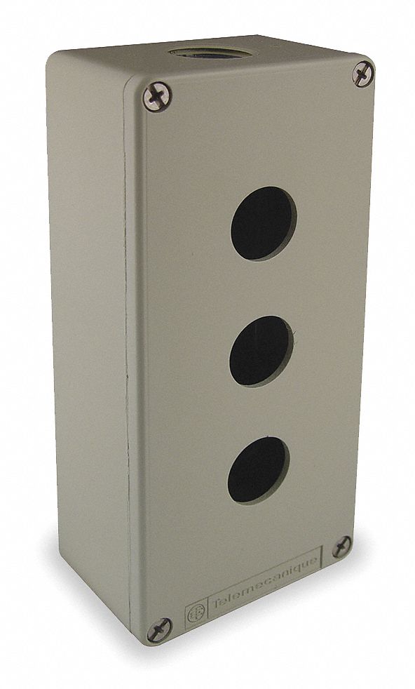 SCHNEIDER ELECTRIC Pushbutton Enclosure, Number of Columns 1, Number of ... SCHNEIDER ELECTRIC Pushbutton Enclosure, Number of Columns 1, Number of ...