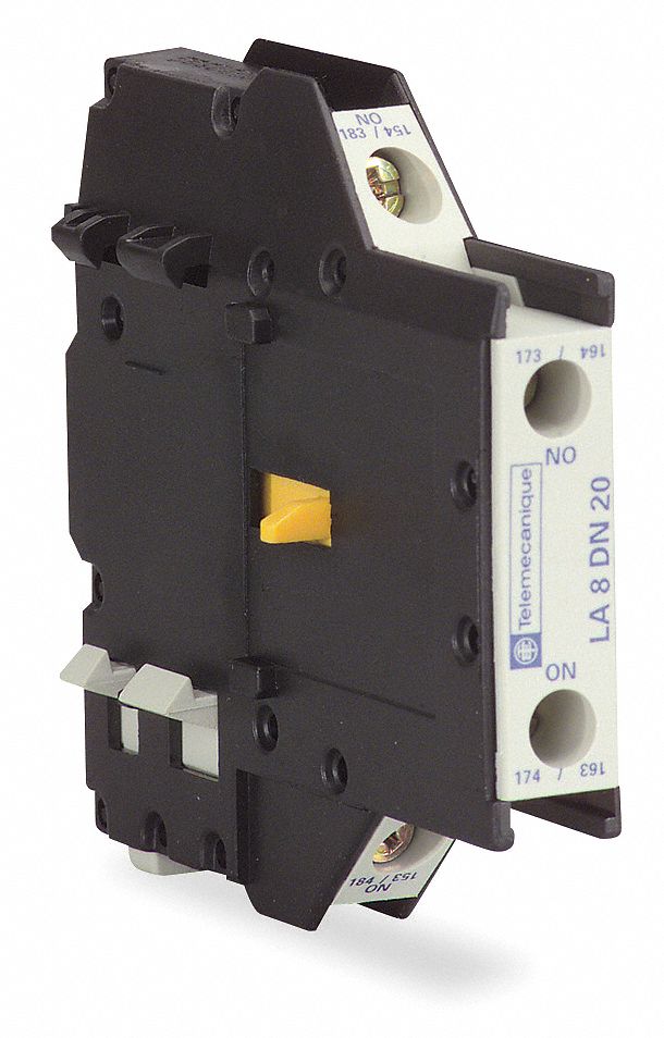 IEC Auxiliary Contact Block, Standard Type, Side Mounting - Grainger