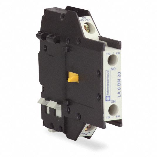 IEC Auxiliary Contact Block, Standard Type, Side Mounting - Grainger