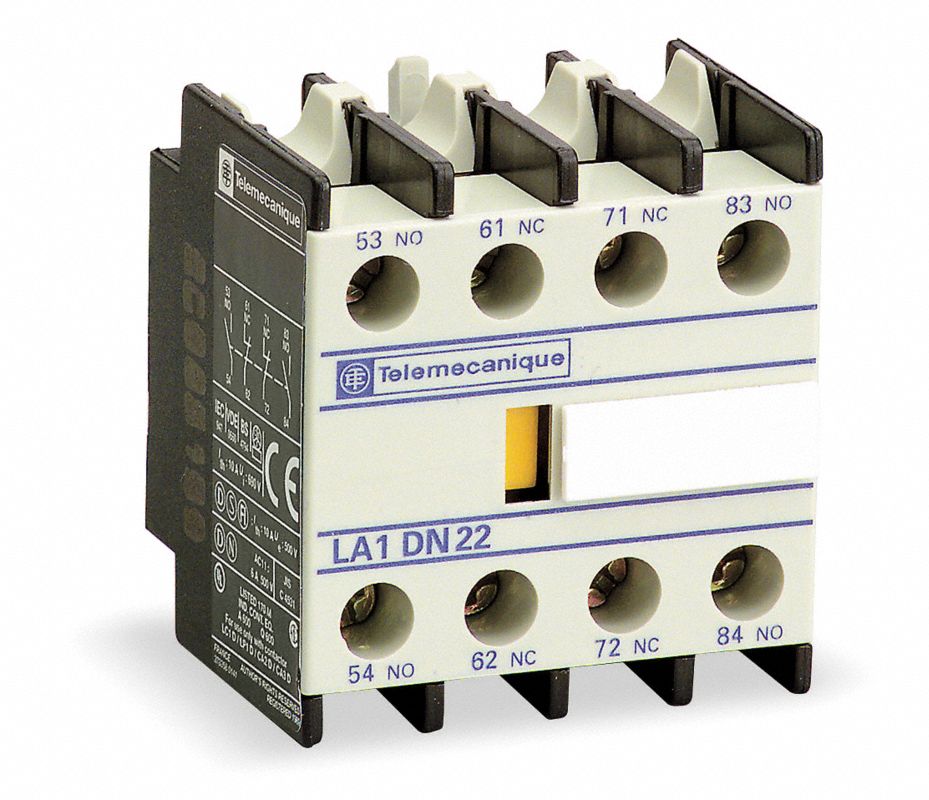 SCHNEIDER ELECTRIC Bloque de Contacto Auxiliar IEC,Estándar - Contactos Auxiliares - 1HW70 ...