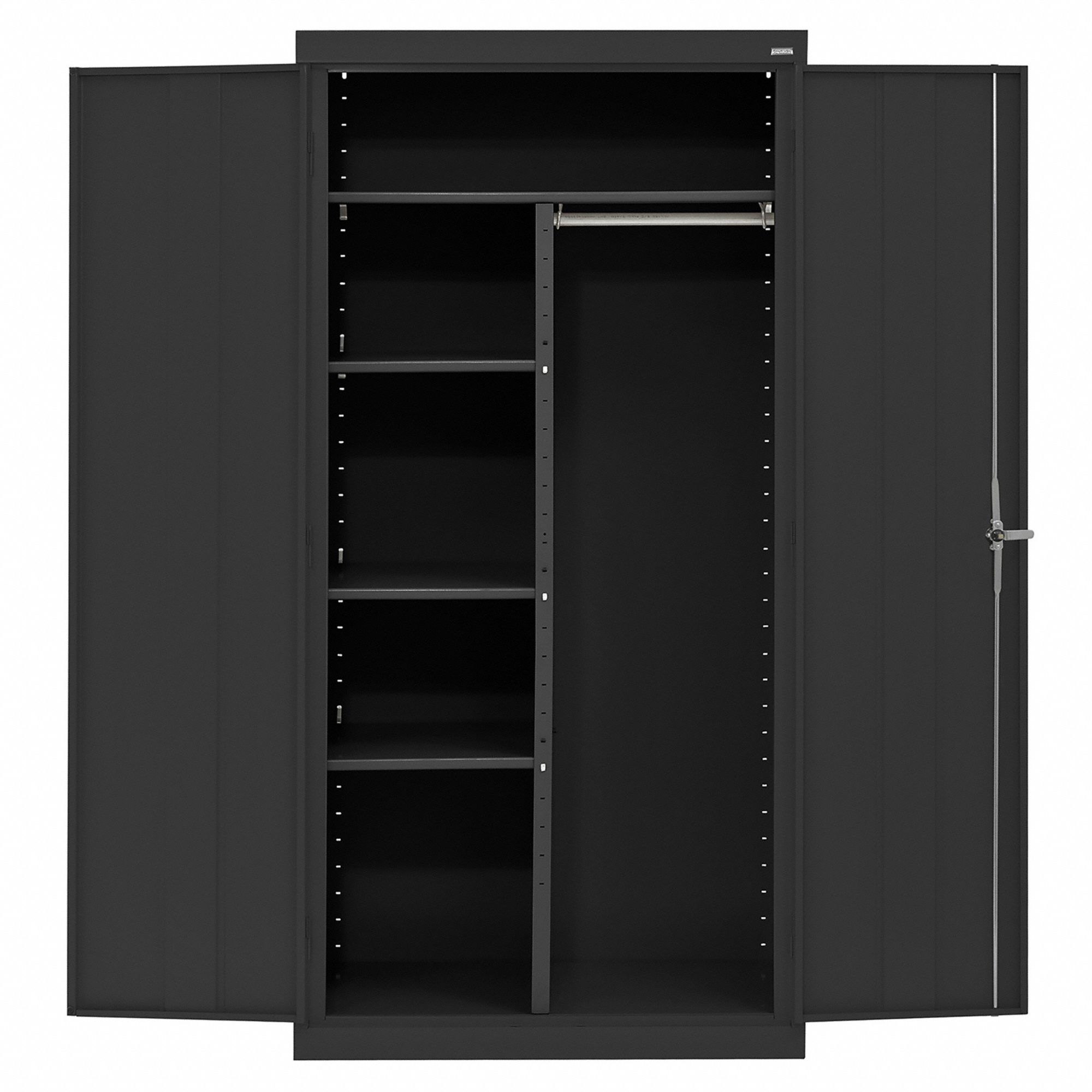 SANDUSKY Storage Cabinet: 36 in x 18 in x 72 in, 4 Shelves, Swing ...