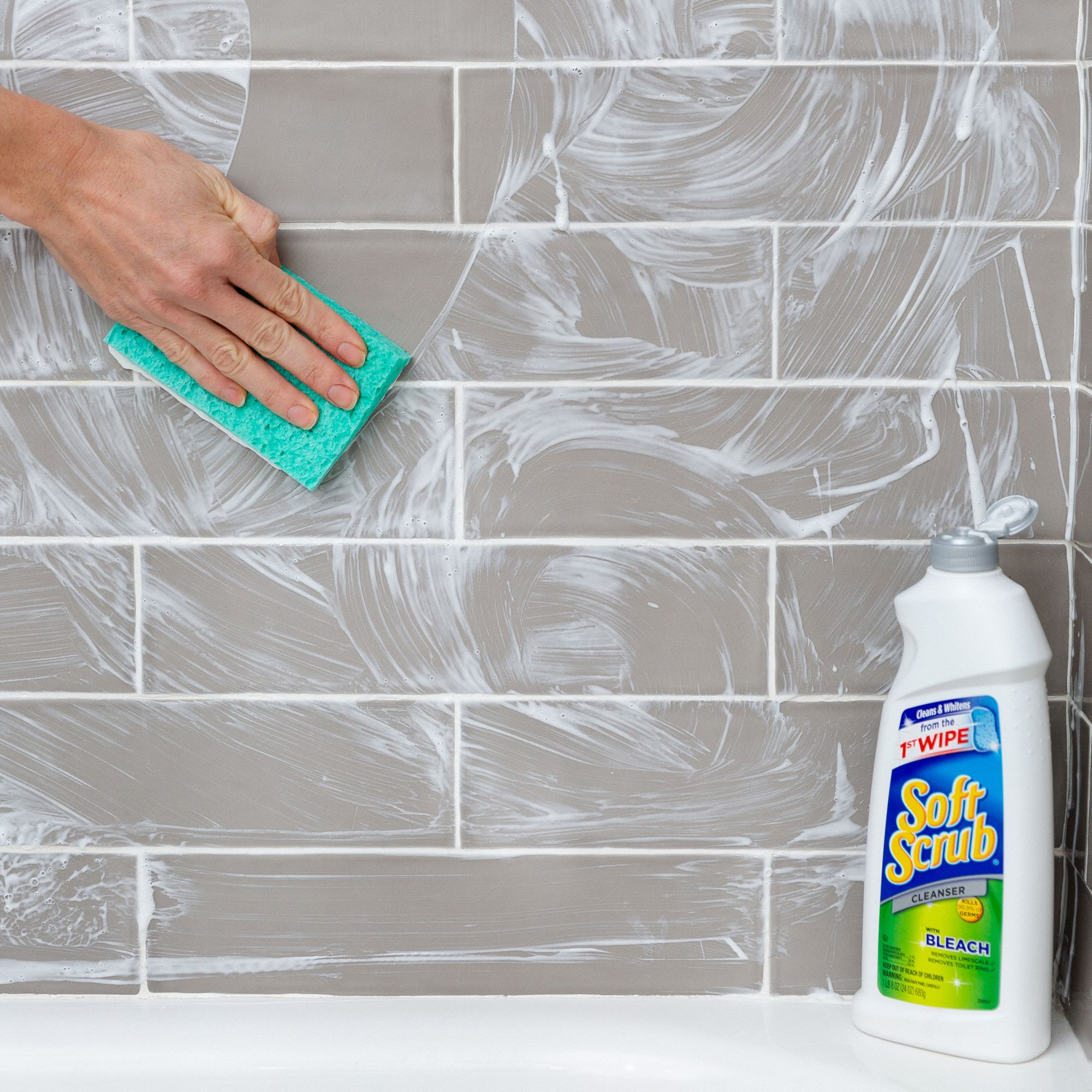 SOFT SCRUB Bathroom Cleaner: Bottle, 36 oz Container Size, Ready to Use ...