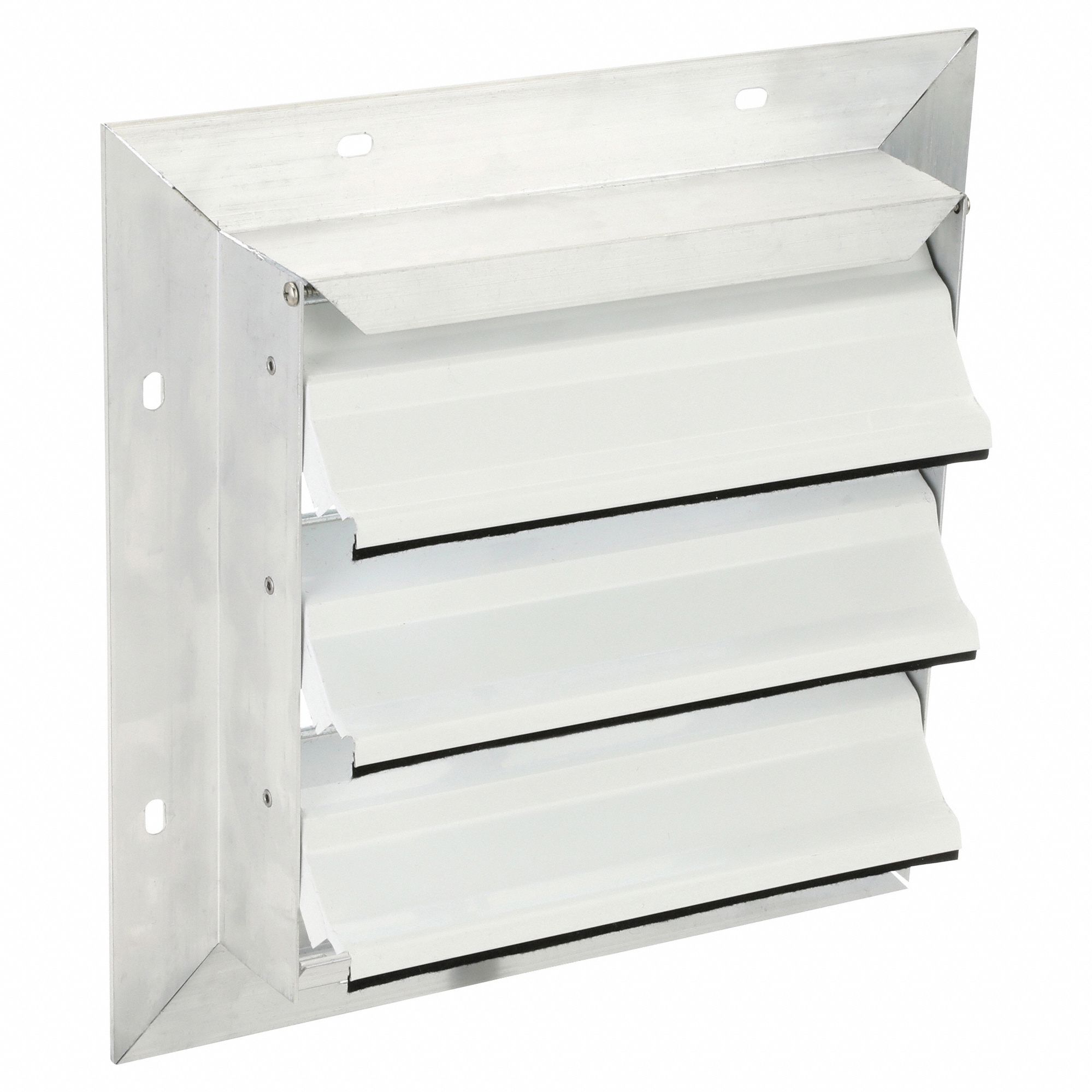 For 10 in Fan, Single Panel, 13"H-W 5.75"L Aluminum Backdraft Damper ...