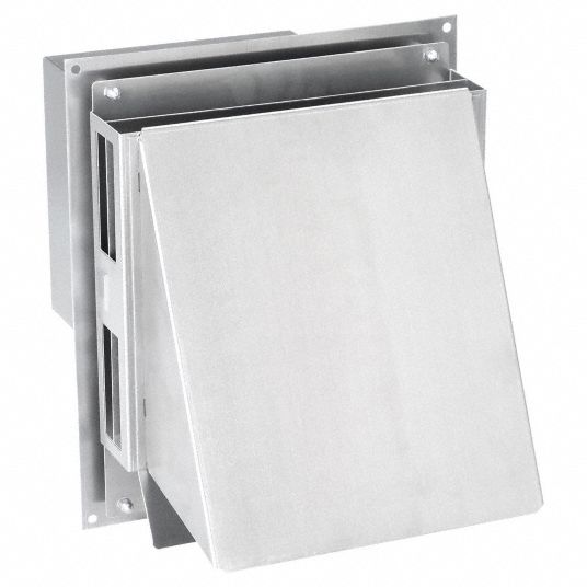 Vented Rain Cap, Rectangular, Vent Hood - 4C845|VH1-4 - Grainger