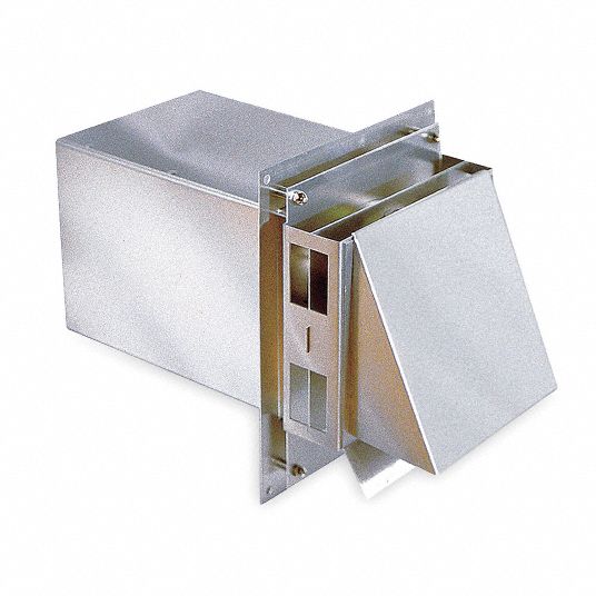 Vented Rain Cap, Rectangular, Vent Hood - 4C845|VH1-4 - Grainger
