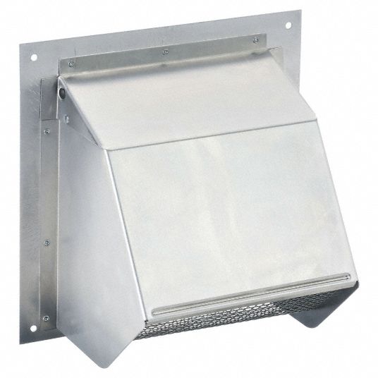 Round, 6 in Duct, Wall Cap - 4C849|641 - Grainger