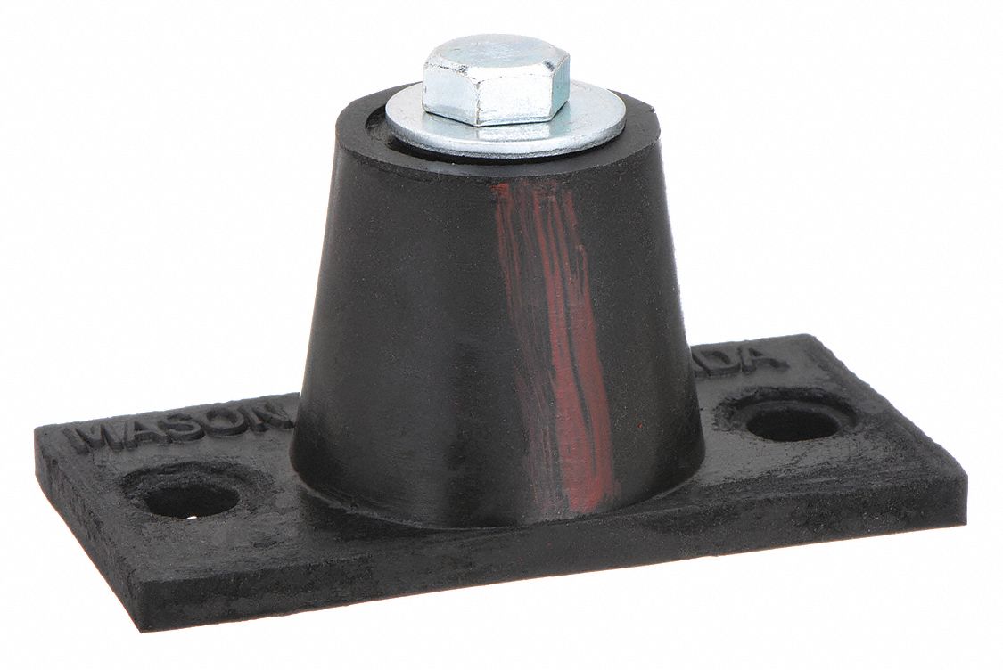MASON, Neoprene, 125 lb Capacity, Floor-Mount Vibration Isolator - 4C876|4C876 - Grainger