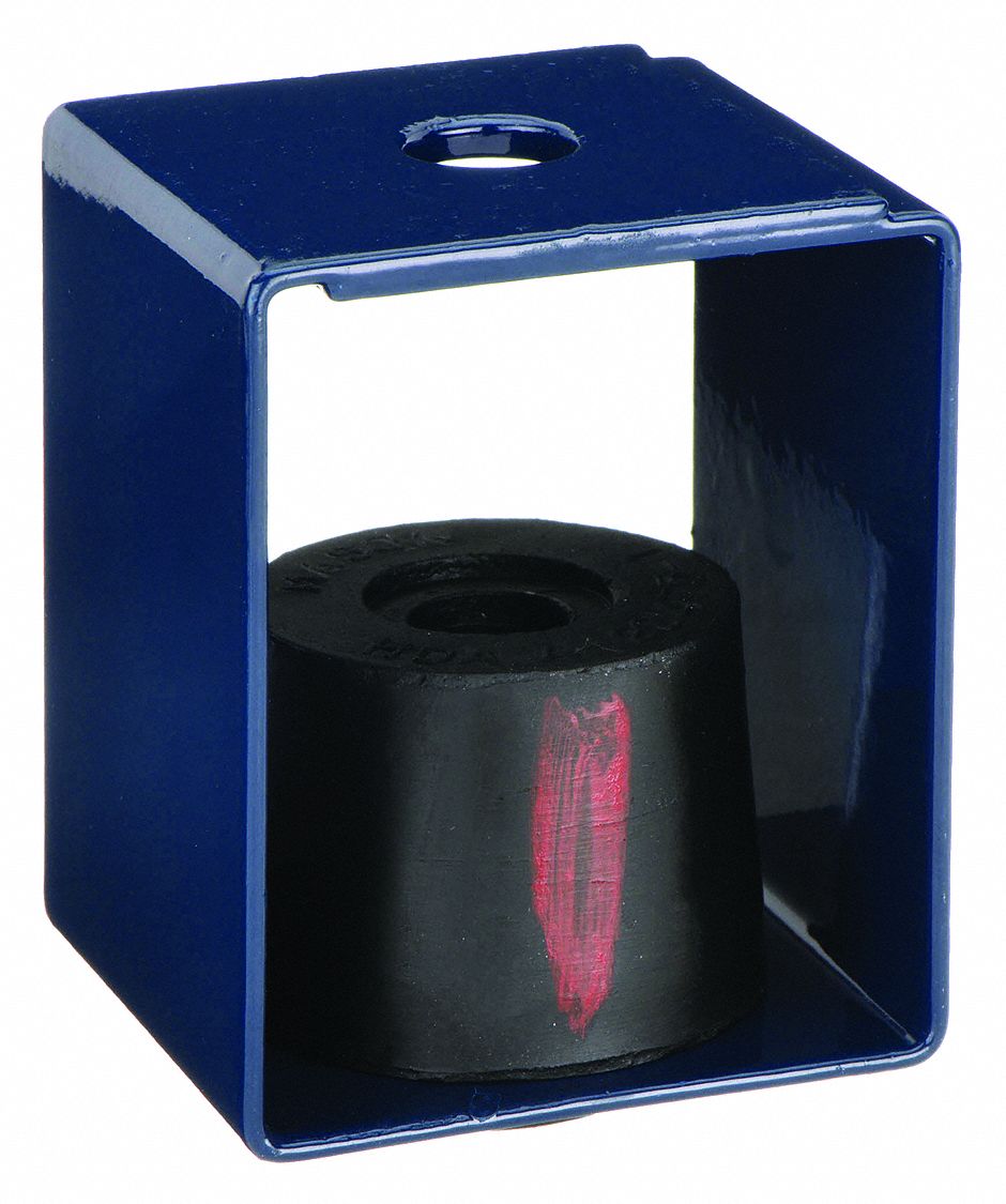 MASON, Neoprene, 125 lb Capacity, Hanger-Mount Vibration Isolator ...