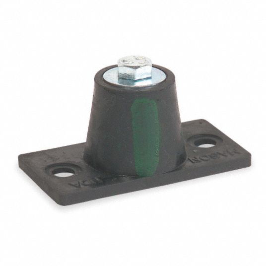 MASON Floor Mount Vibration Isolator: Neoprene, 60 to 125 lb, 0.20 in to 0.40 in, 1 1/2 in Ht ...