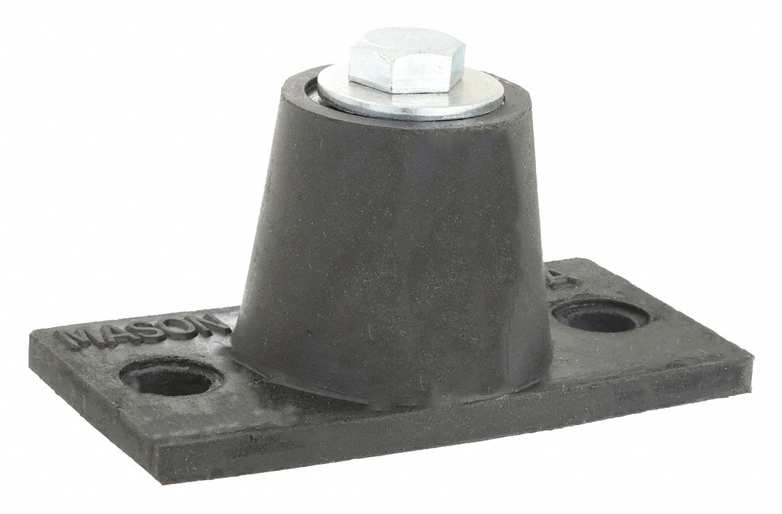MASON, Neoprene, 75 lb Capacity, Floor-Mount Vibration Isolator - 4C955|4C955 - Grainger