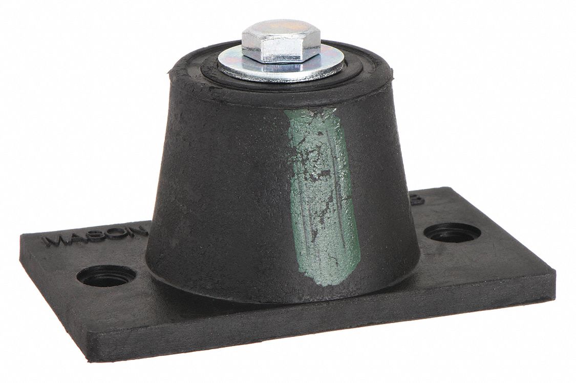 Neoprene, 175 lb Capacity, Floor-Mount Vibration Isolator - 4C961|4C961 ...