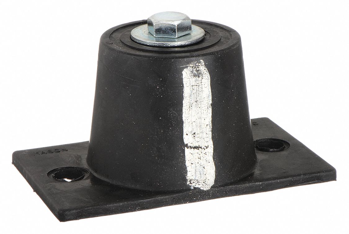 MASON, Neoprene, 750 lb Capacity, Floor-Mount Vibration Isolator - 4C992|4C992 - Grainger