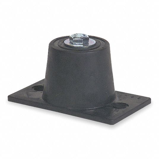 MASON Floor Mount Vibration Isolator: Neoprene, 550 to 1100 lb, 0.25 in to 0.50 in, 2 3/4 in Ht ...
