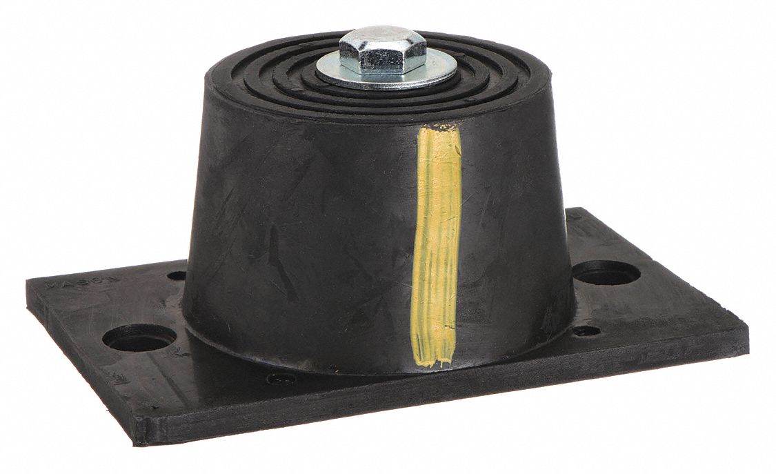 MASON, Neoprene, 2,300 lb Capacity, Floor-Mount Vibration Isolator - 4C995|4C995 - Grainger