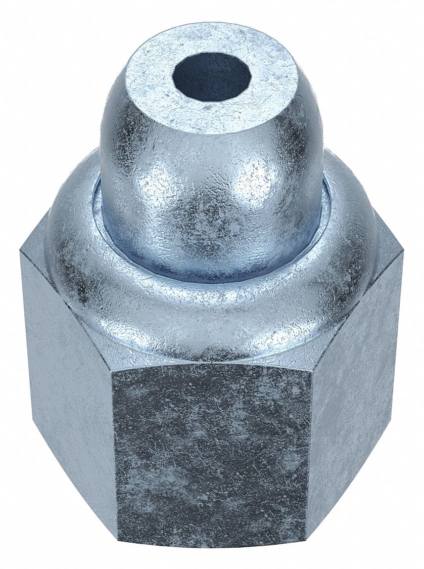 Nylon Insert, 5/16"-18 Thread Size, Lock Nut - 4CAE9|4CAE9 - Grainger