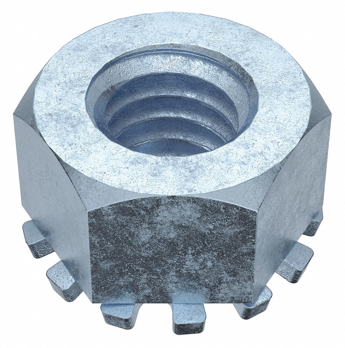 Lock Nut with External Tooth Lock Washer, 5/16"-18 Thread Size, Lock ...