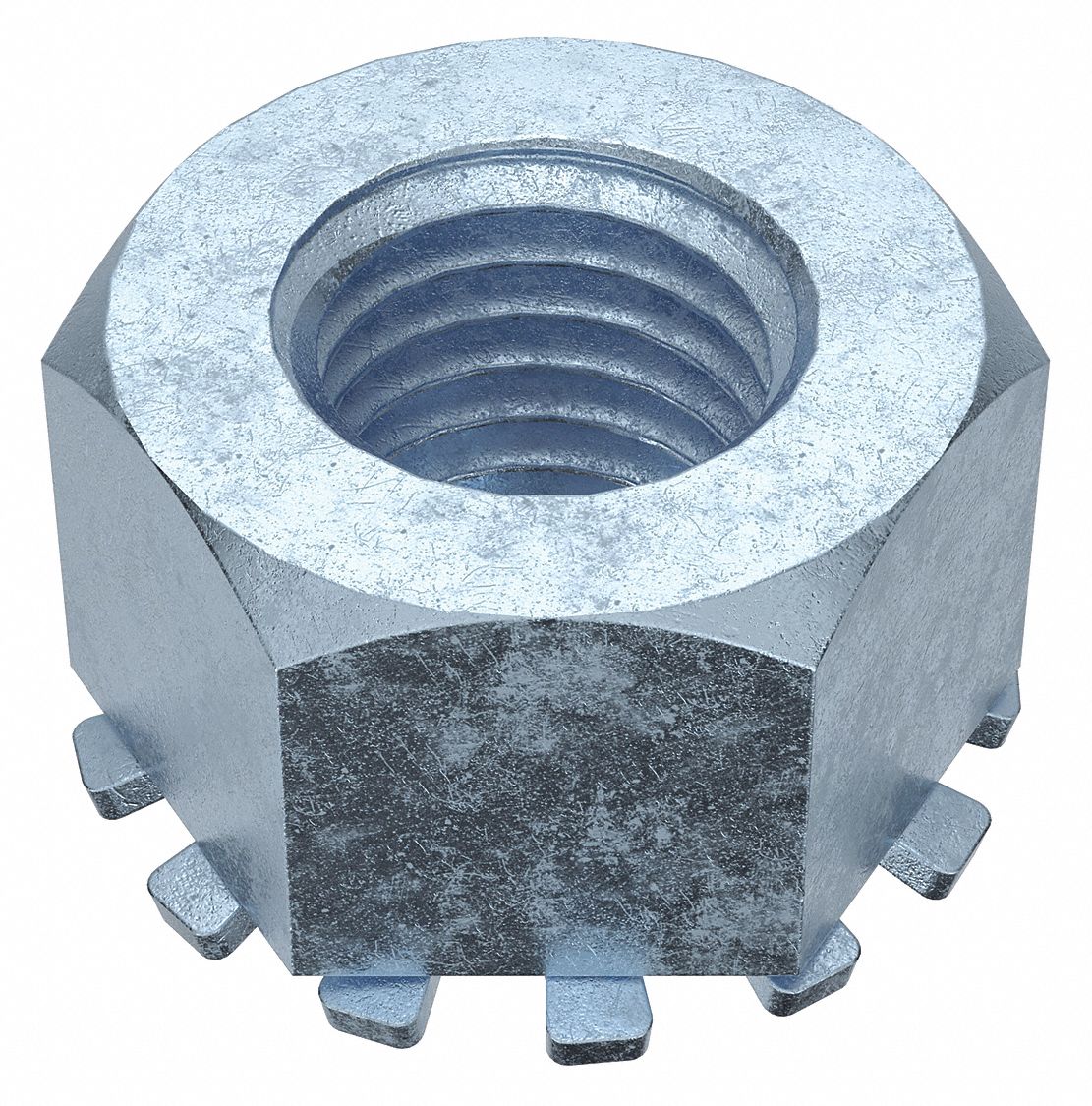 Lock Nut with External Tooth Lock Washer, 5/16"-24 Thread Size, Lock ...