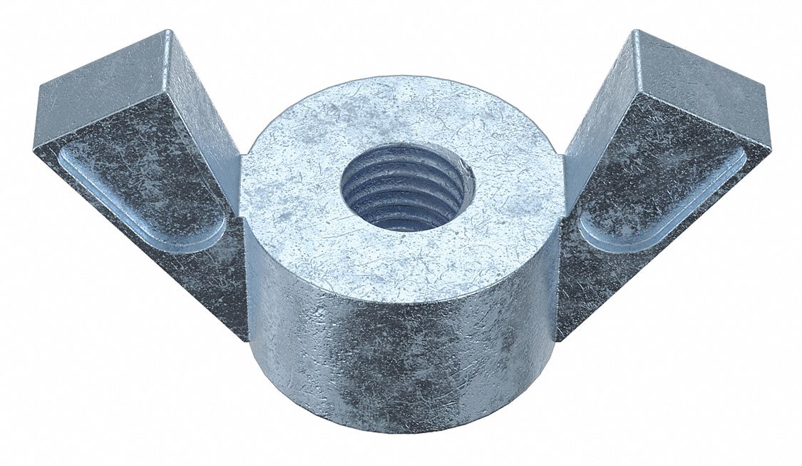 5/16"-24 Thread Size, Zinc Alloy, Wing Nut - 4CAT1|4CAT1 - Grainger