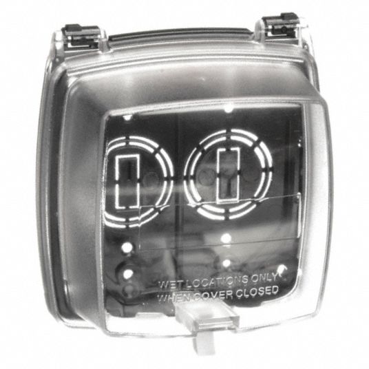 INTERMATIC, 2 Gangs, Vertical, While In Use Weatherproof Cover - 4CAZ5 ...