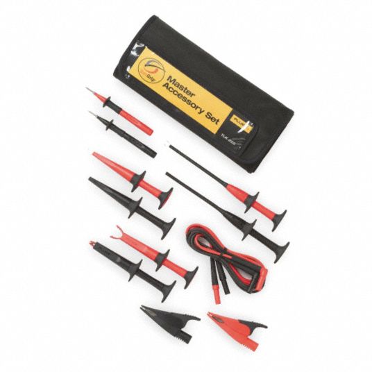 FLUKE, CAT III 1000V/CAT IV 600V, Alligator Clip/Hook Clip/Pincer Clip ...