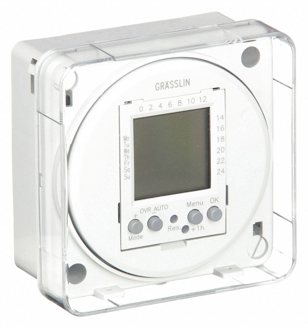 INTERMATIC, 7 day, SPDT, Electronic Timer - 4CCA2|FM1D20E-24 - Grainger