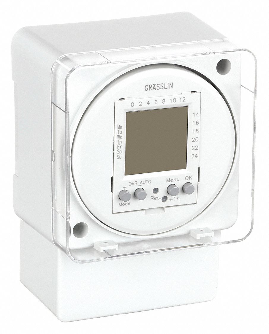 INTERMATIC, 7 day, 120V AC, Electronic Timer - 4CCA3|FM1D20A-LV - Grainger