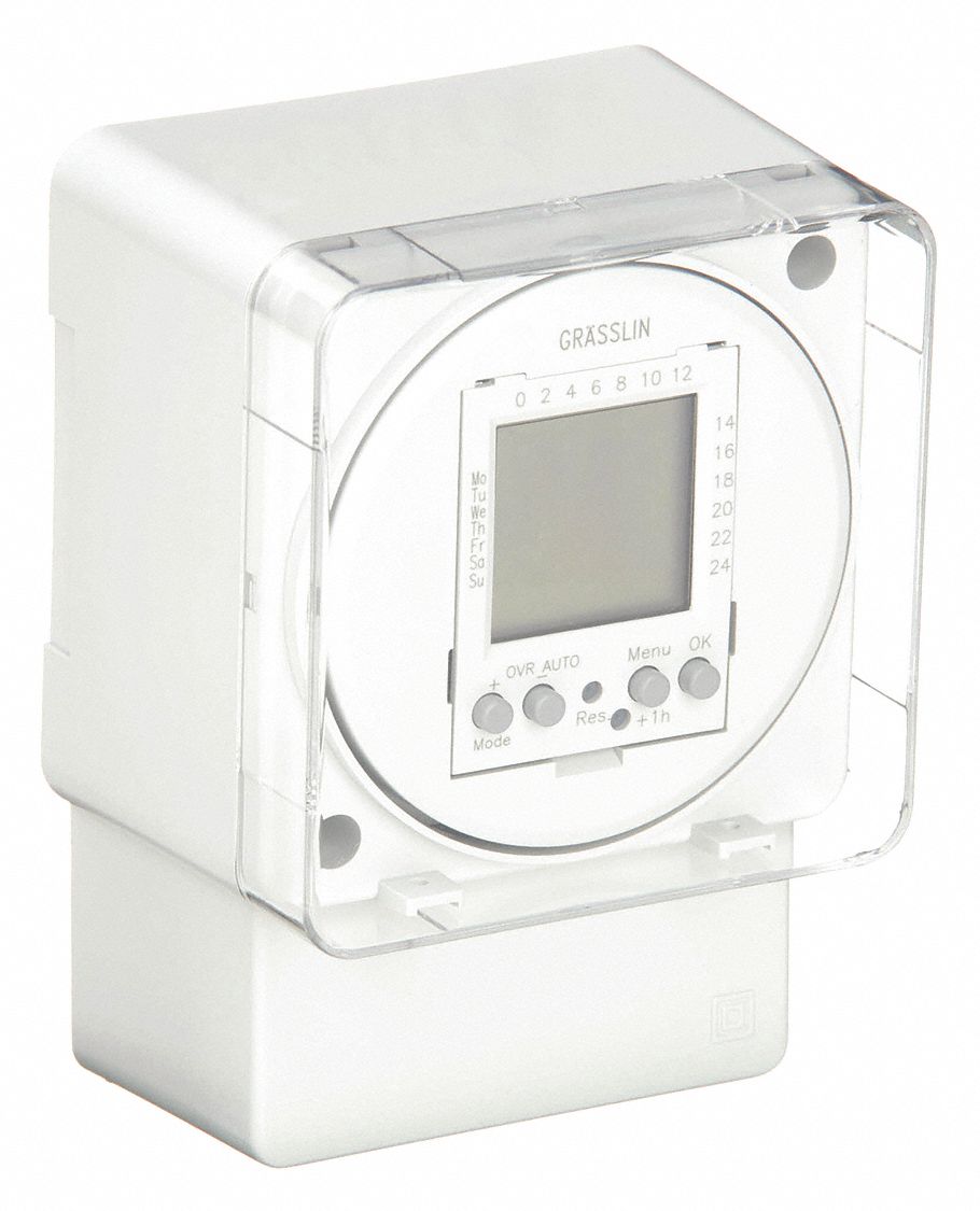 INTERMATIC, 7 day, 120V AC, Electronic Timer - 4CCA6|FM1D20A-AV - Grainger