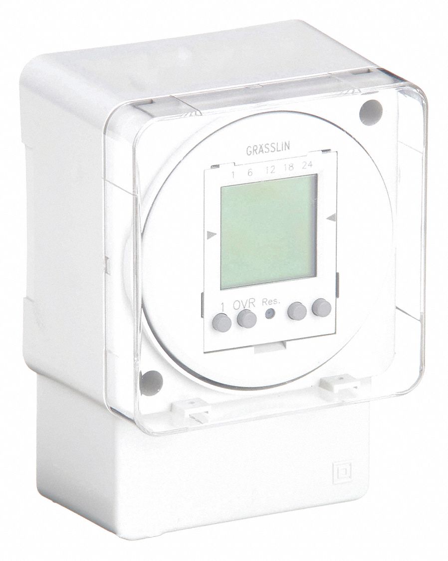 INTERMATIC, 7 day, SPDT-NO/NC, Electronic Timer - 4CCD3|FM1D50A-240 ...