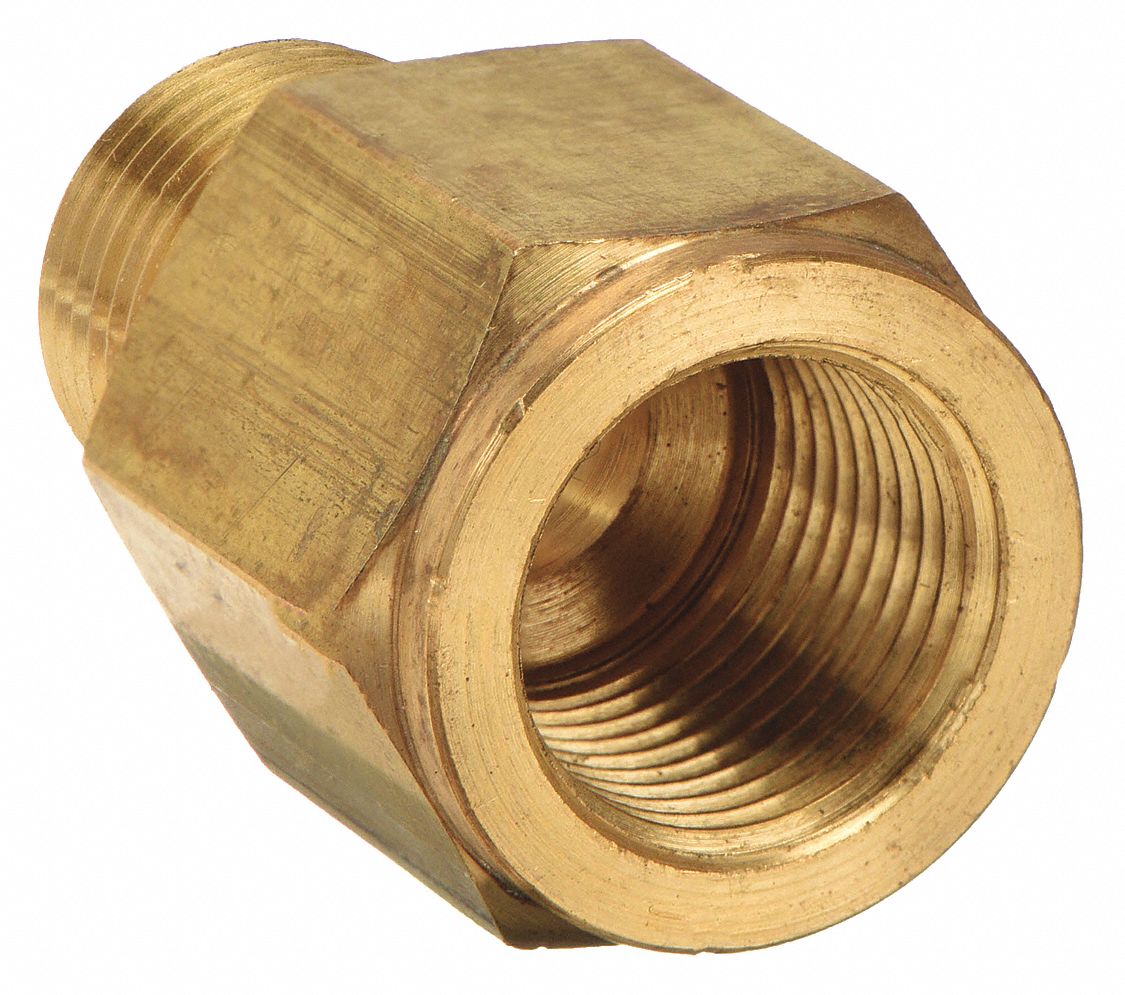 Chrome-Plated Brass, 3/4 in x 3/4 in Fitting Pipe Size, Conversion ...