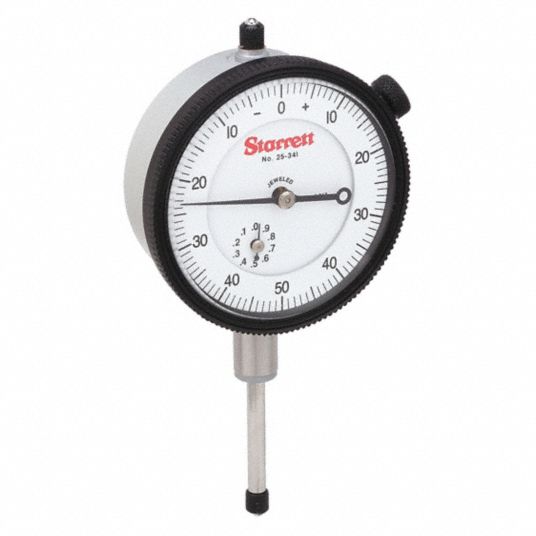 STARRETT, 0 in to 1 in, Inch, Dial Indicator - Lug Back - 4CER3|25-341J ...