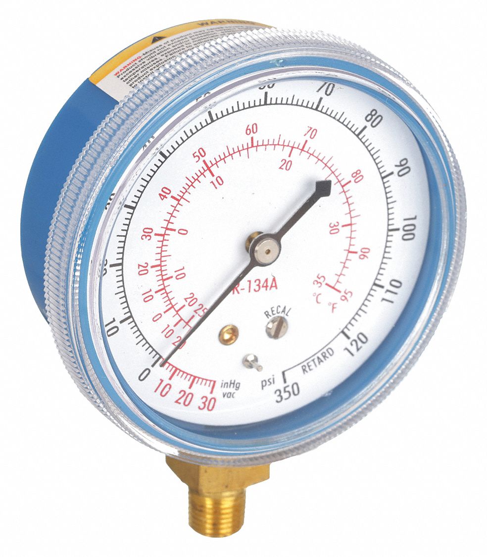Low Side Gauge, 14.7 psi to 350 psi, Low Side Gauge - 4CFD5|4CFD5 ...