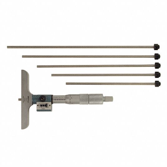 Digital Depth Micrometer, Base Style Full, SPC Output No, Resolution 0. ...